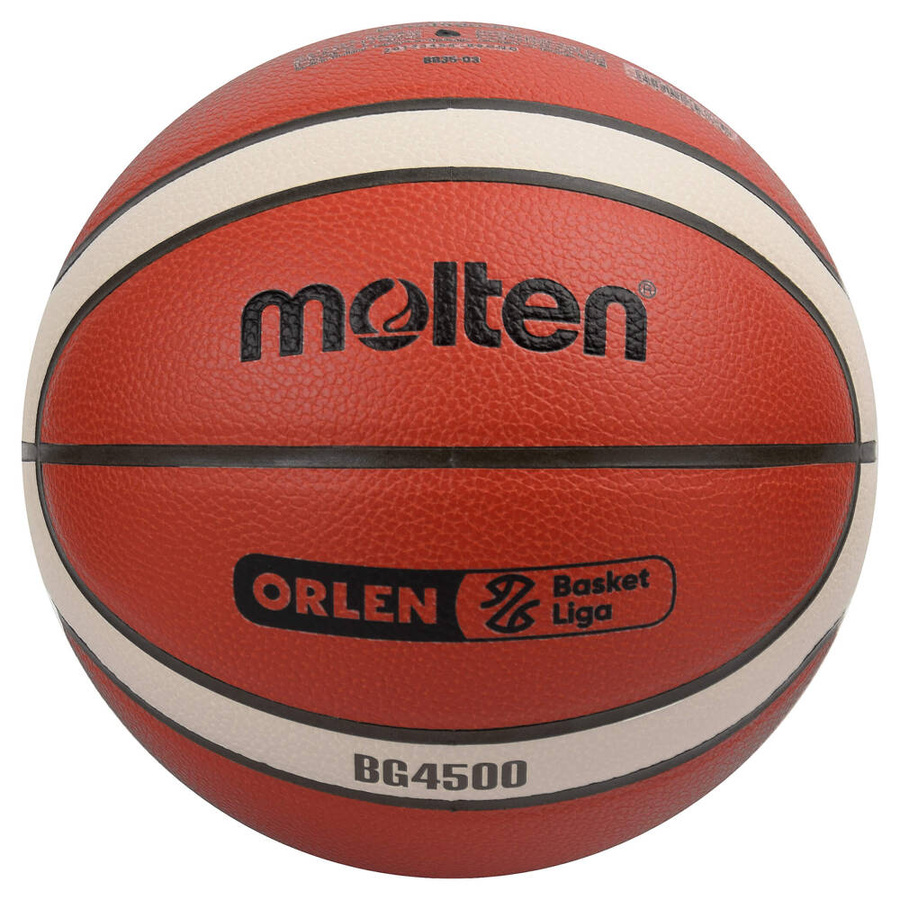 B7G4500-PL Piłka do koszykówki Molten BG4500 Oficjalna piłka Orlen ...